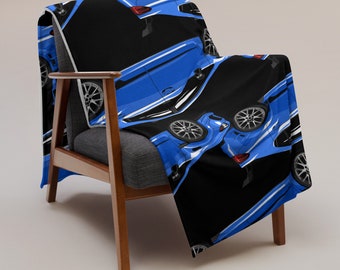 Subaru WRX STI Cyberpunk World Rally Blue Desk Mat - Etsy