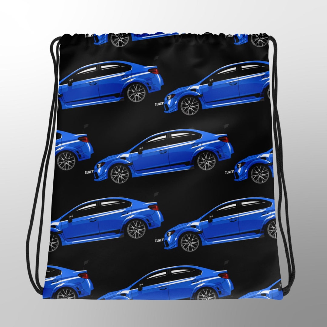 Subaru WRX STI Drawstring Bag - World Rally Blue - Etsy