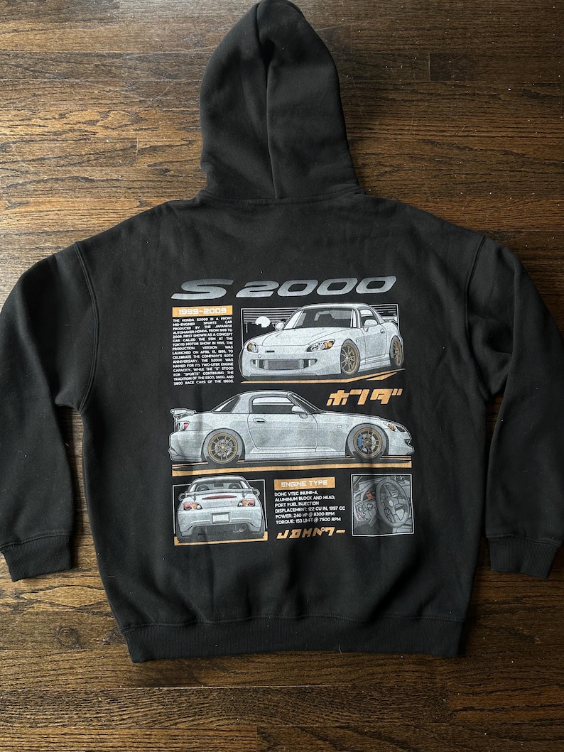 Mugen Honda CRX Hoodie! Premium Cotton, Heavyweight Cut - Car Guy ...