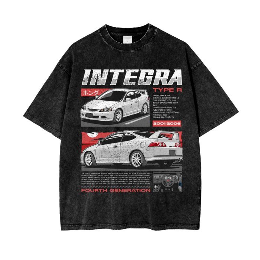 Integra Type R (DC5) - Vintage T-shirt - Oversize & Heavyweight ...