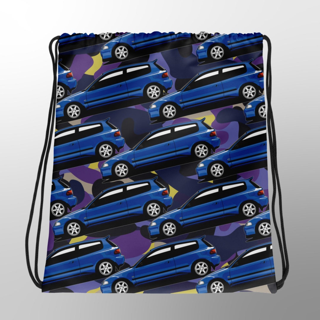 Honda Civic EG Hatchback Drawstring Bag - Captiva Blue - Limited ...