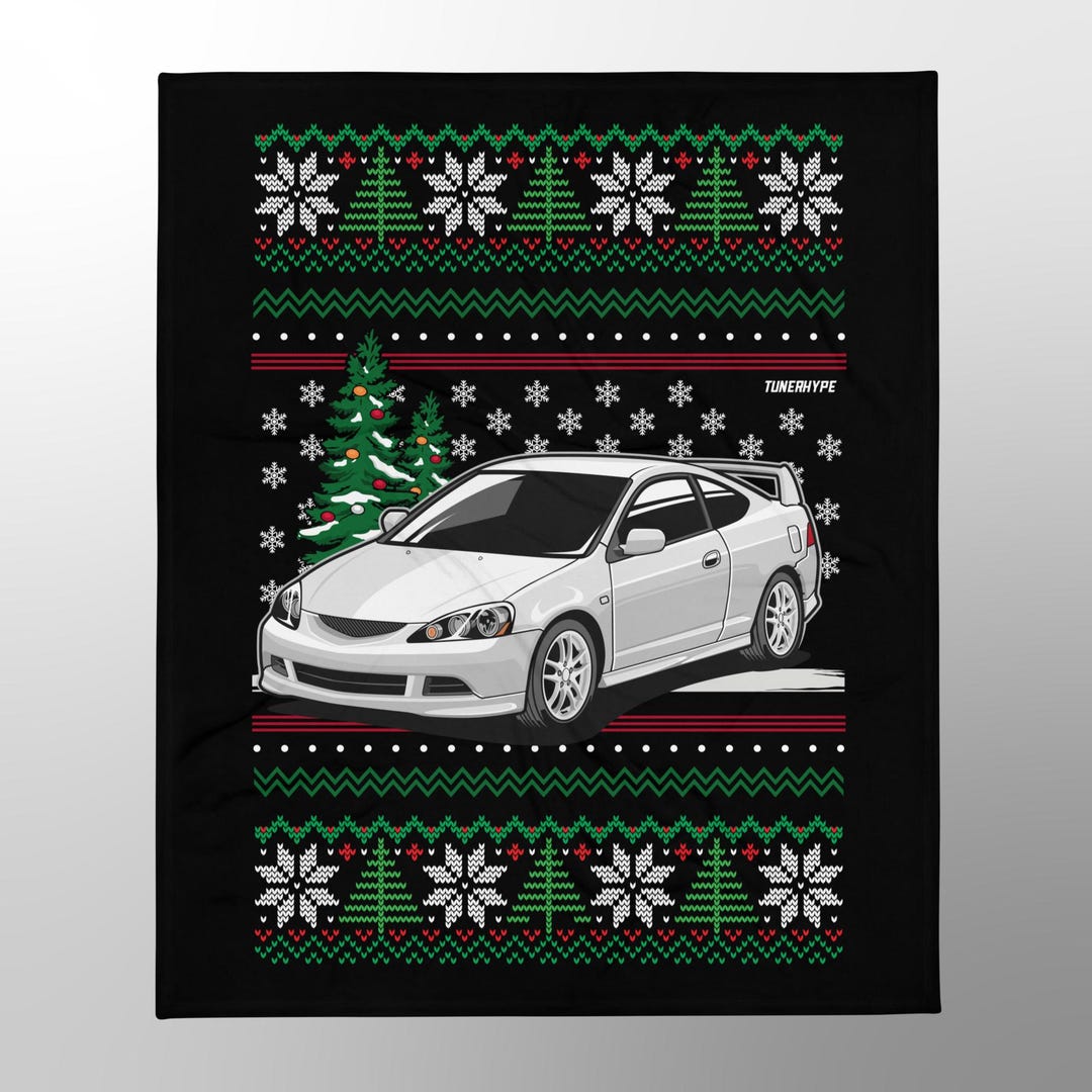 Ugly Christmas Blanket Integra Type R DC5 V1 Ugly Xmas Sweater, Car Guy ...
