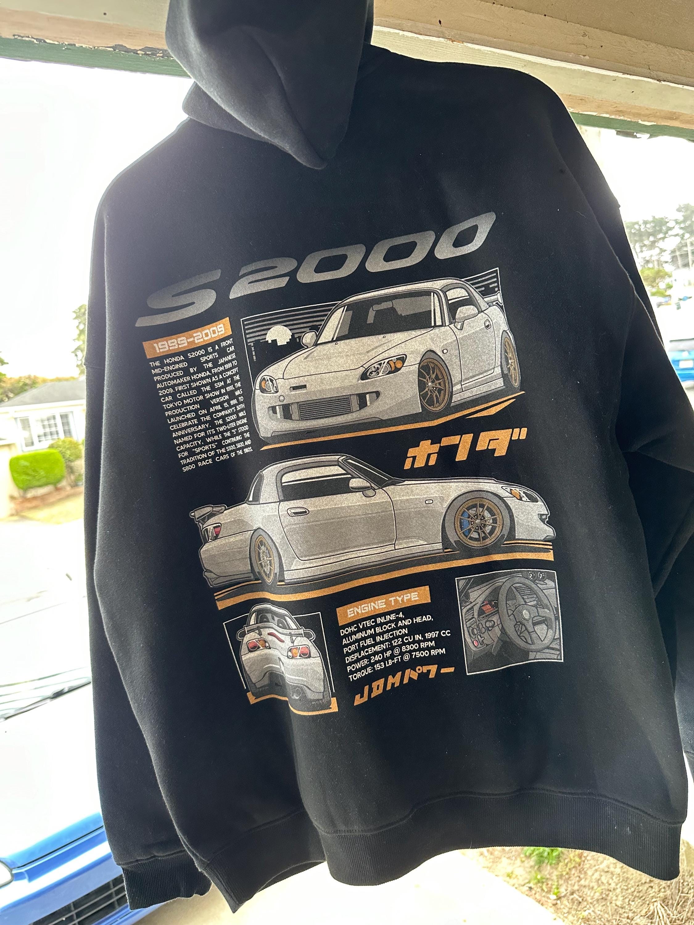 Mugen Honda CRX Hoodie! Premium Cotton, Heavyweight Cut - Car Guy ...