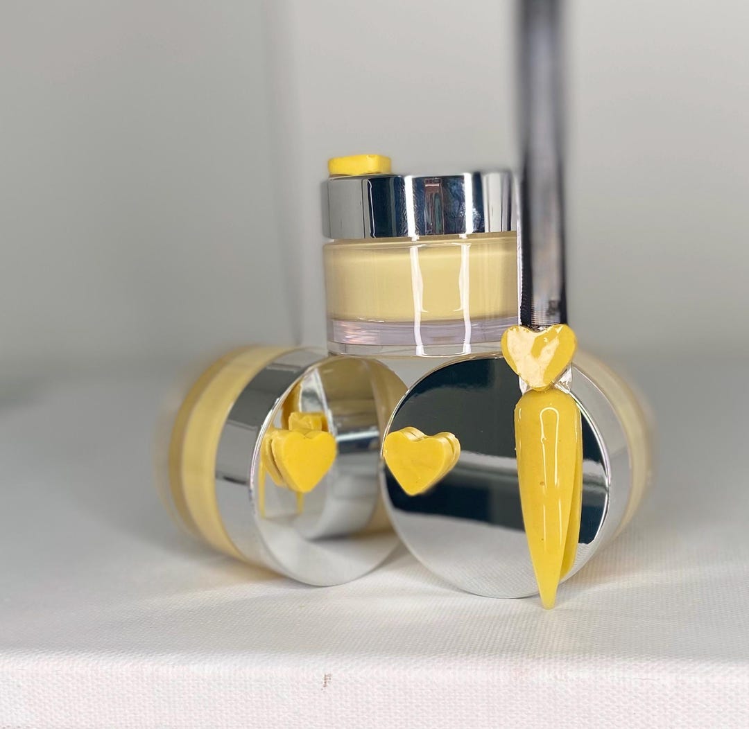 Thrilla of Vanilla Pastel Yellow Acrylic Nail Powder, 2.1 Oz - Etsy