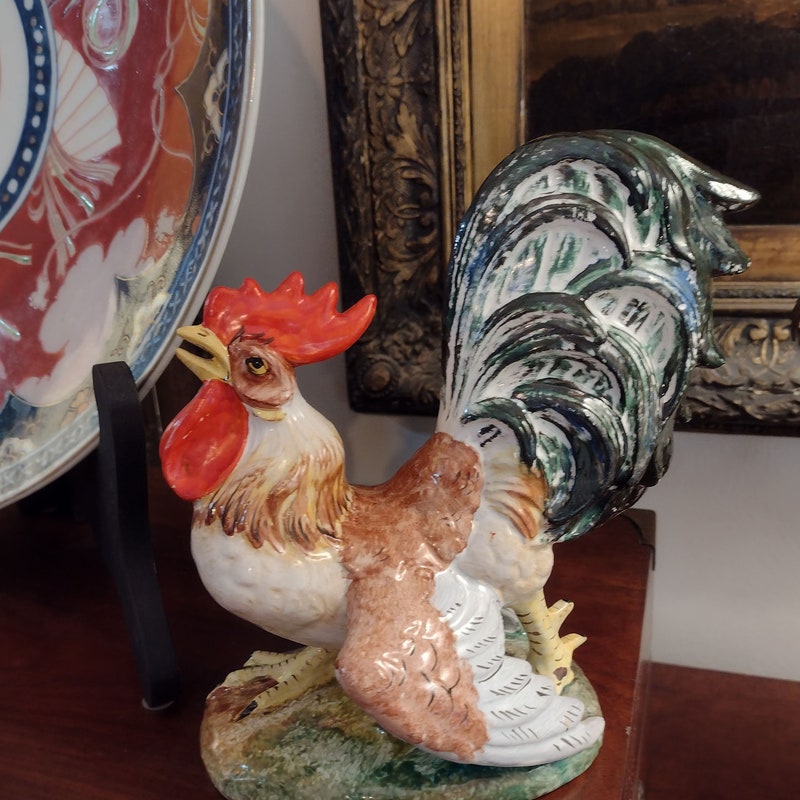 Rooster Statue - Etsy