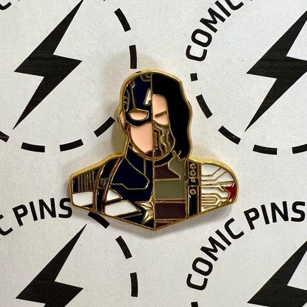 Captain America Pin - Etsy