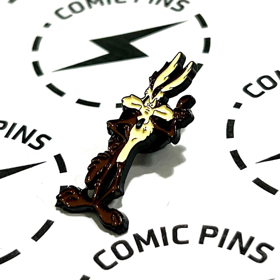 Wile E. Coyote Looney Tunes Enamel Pin - Etsy