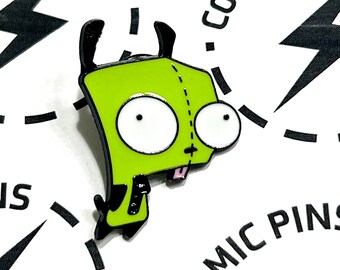 Invader Zim-gir Enamel Pin for Clothes, Backpacks and More - Etsy