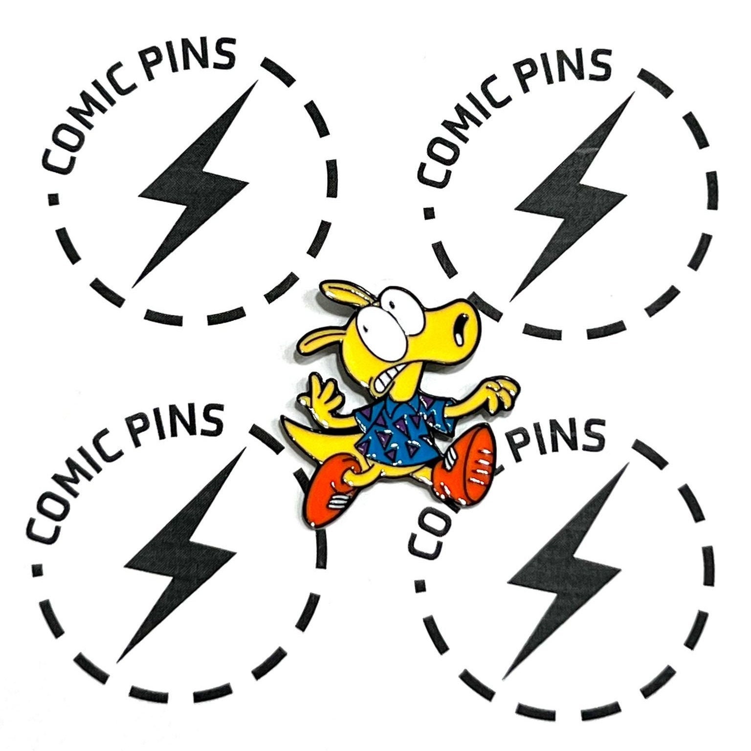 Rocko Rama / Rocko Wallaby Rocko's Modern Life Enamel - Etsy Canada