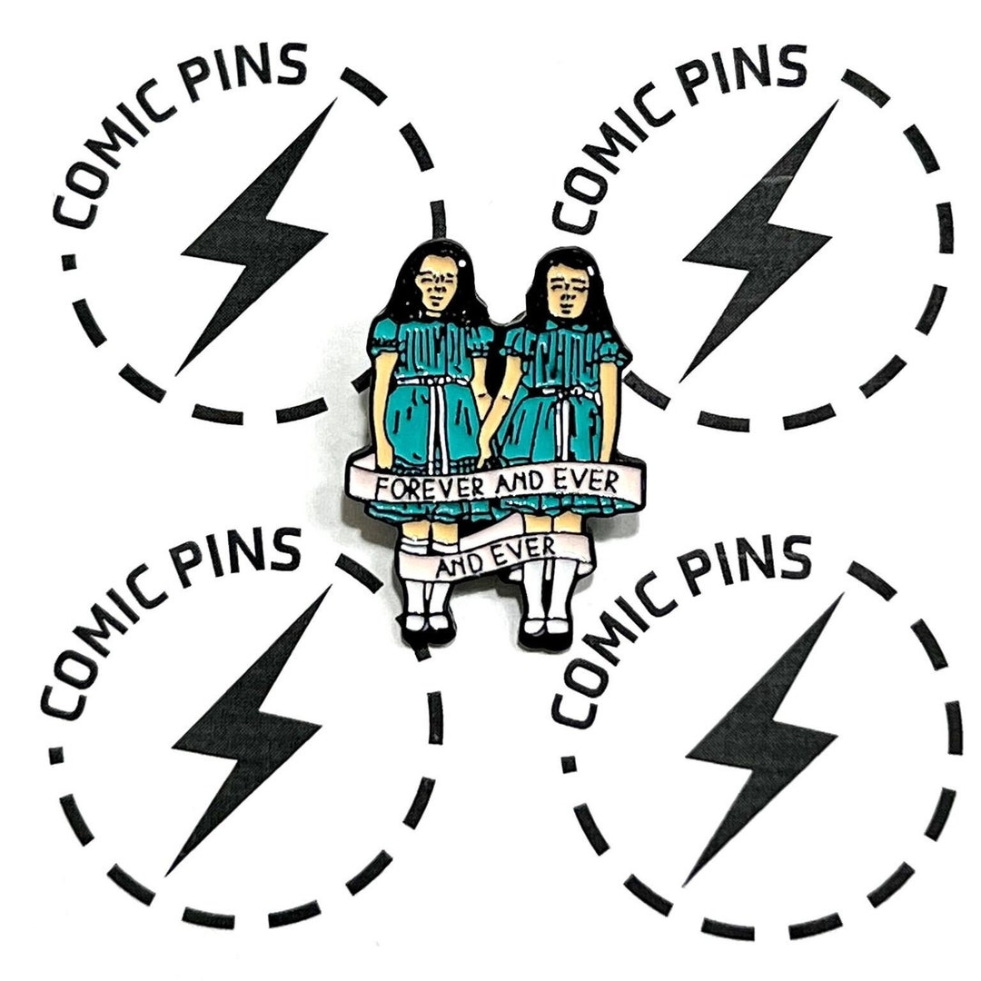 The Shining Twins Enamel Pin Etsy