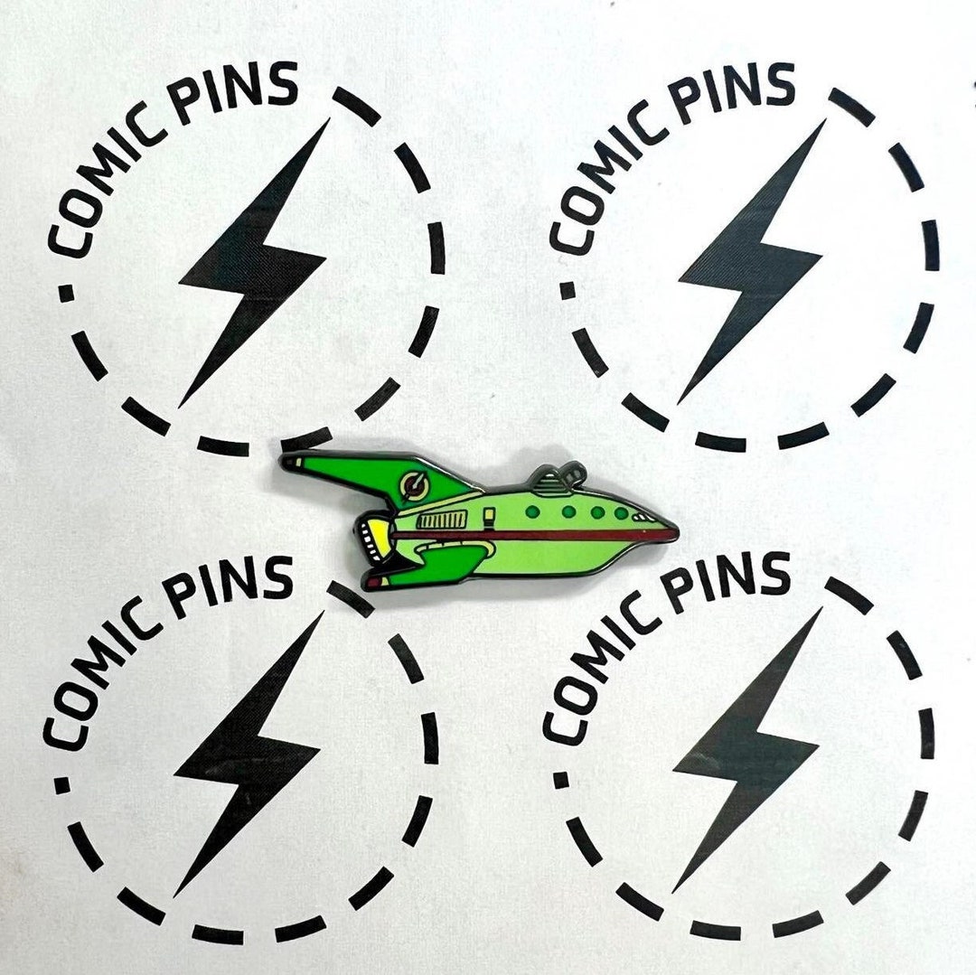 Planet Express Ship / Old Bessie Futurama Enamel Pin - Etsy