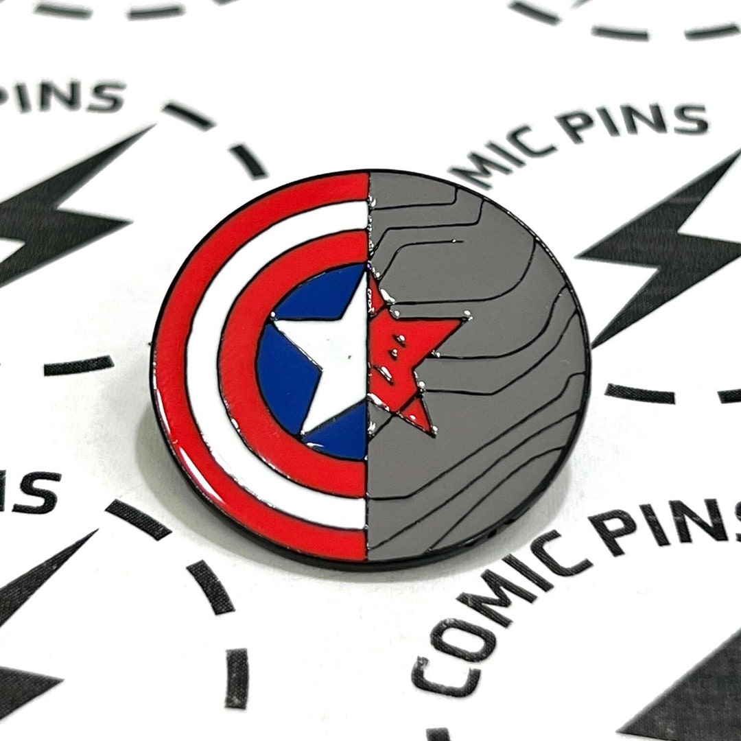 Captain America Shield / Bucky Barnes Shield Splice Marvel - Etsy