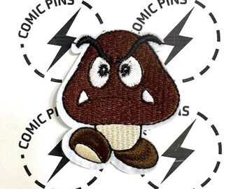 Goomba Iron-on Nintendo Patch From Super Mario Brothers NES Game - Etsy
