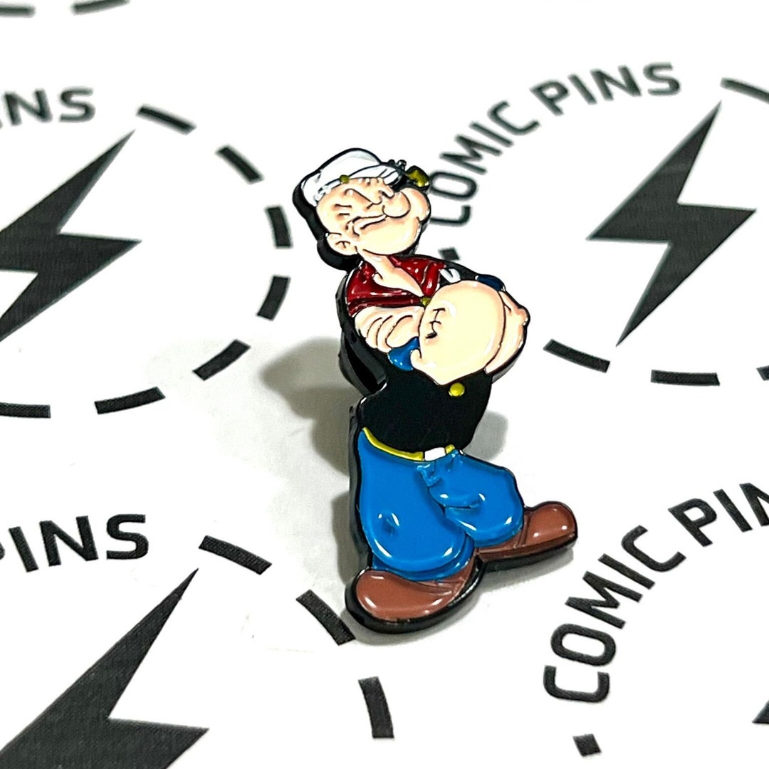 Popeye the Sailor Man Enamel Pin - Etsy
