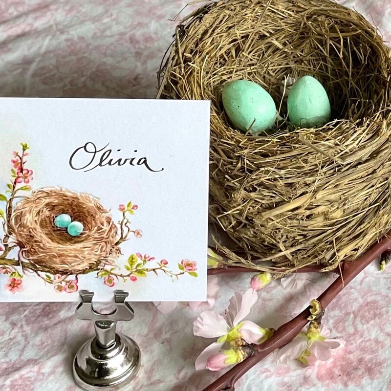 Nest Place Card - Etsy