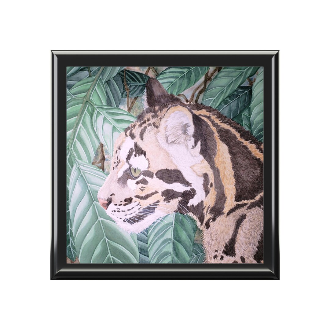 Clouded Leopard Jewelry Box - Etsy
