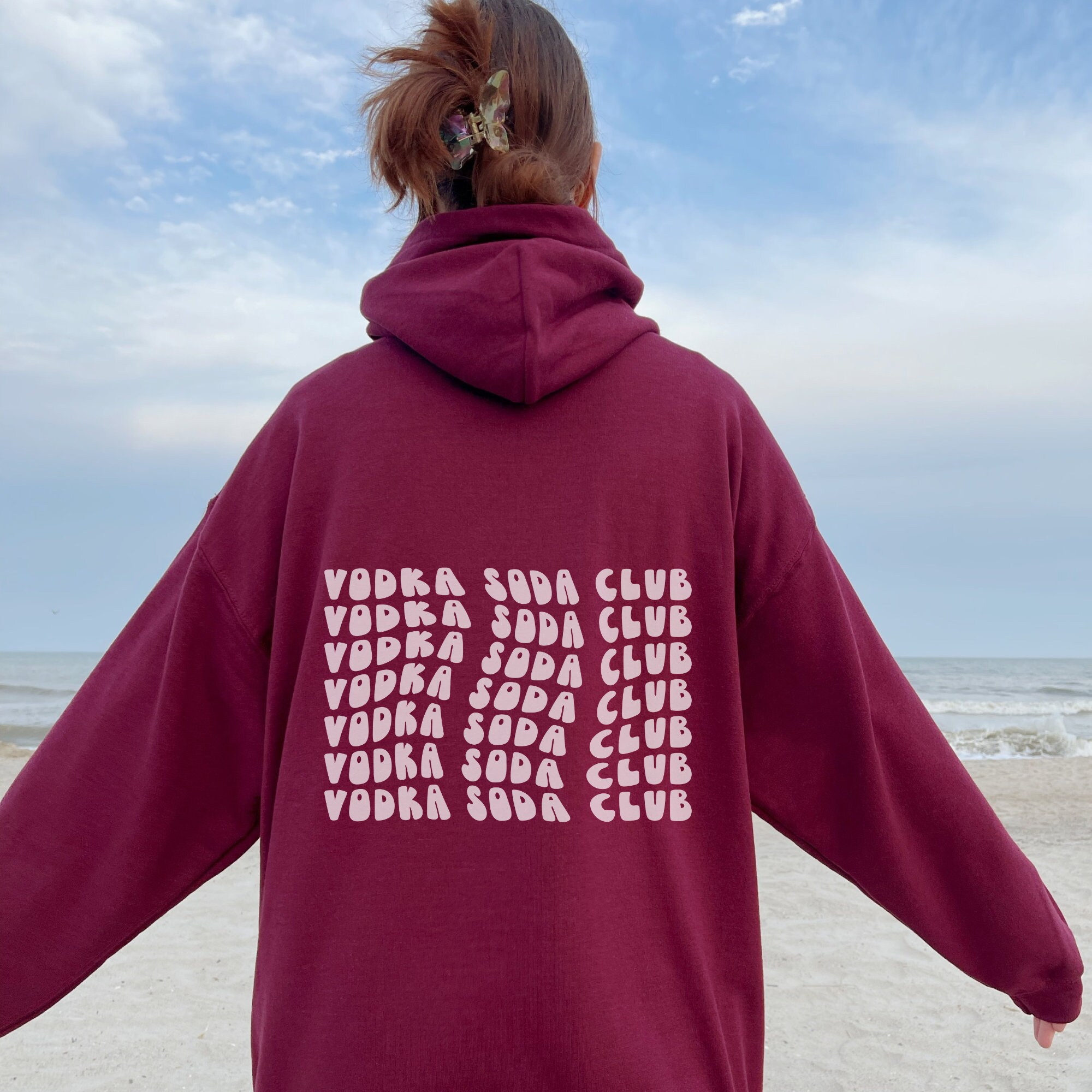 Vodka Soda Club Hoodie Y2k Hoodie Vodka Soda Merch Vodka Soda ...