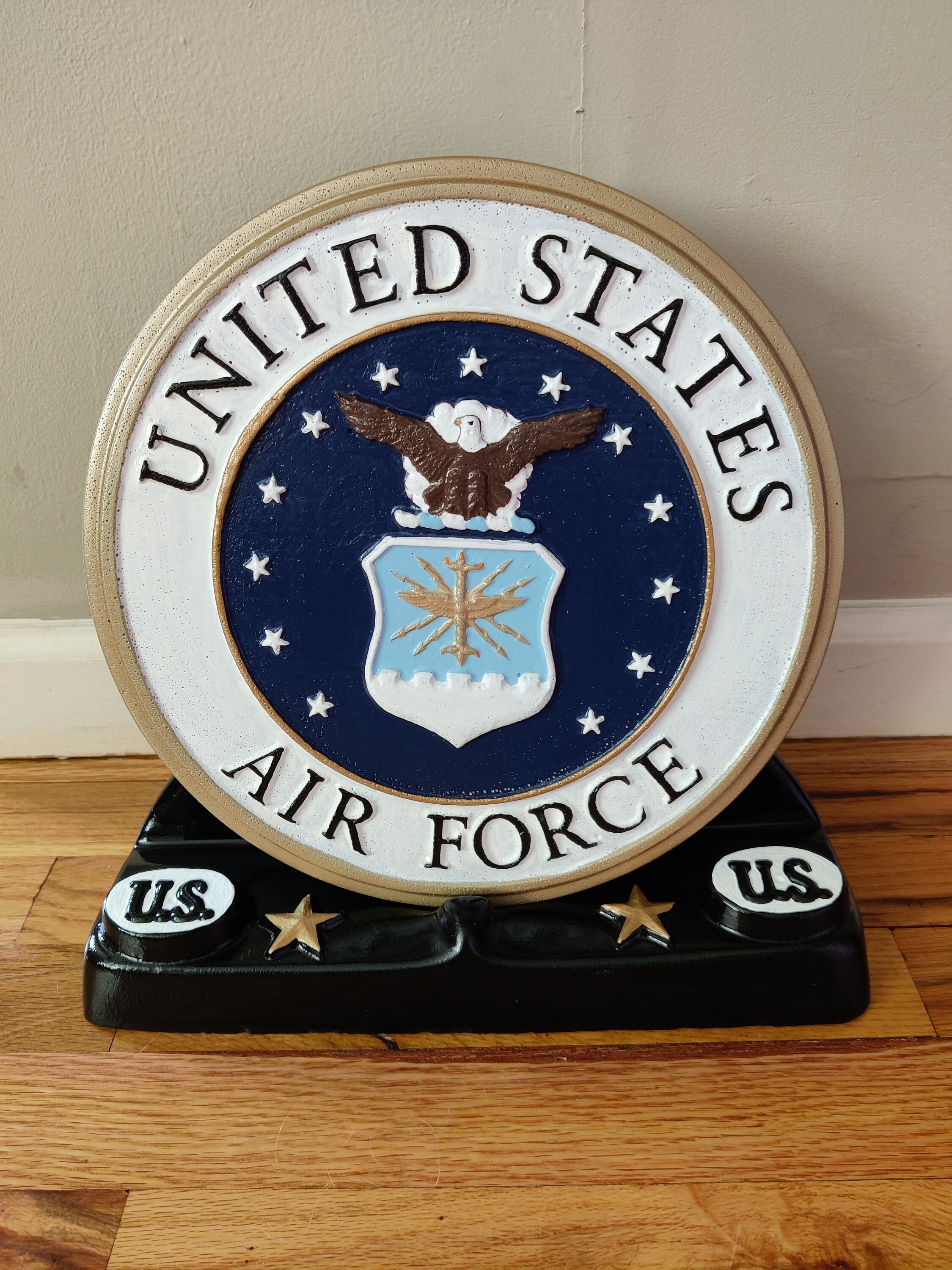 Concrete Air Force Military Stone - Etsy