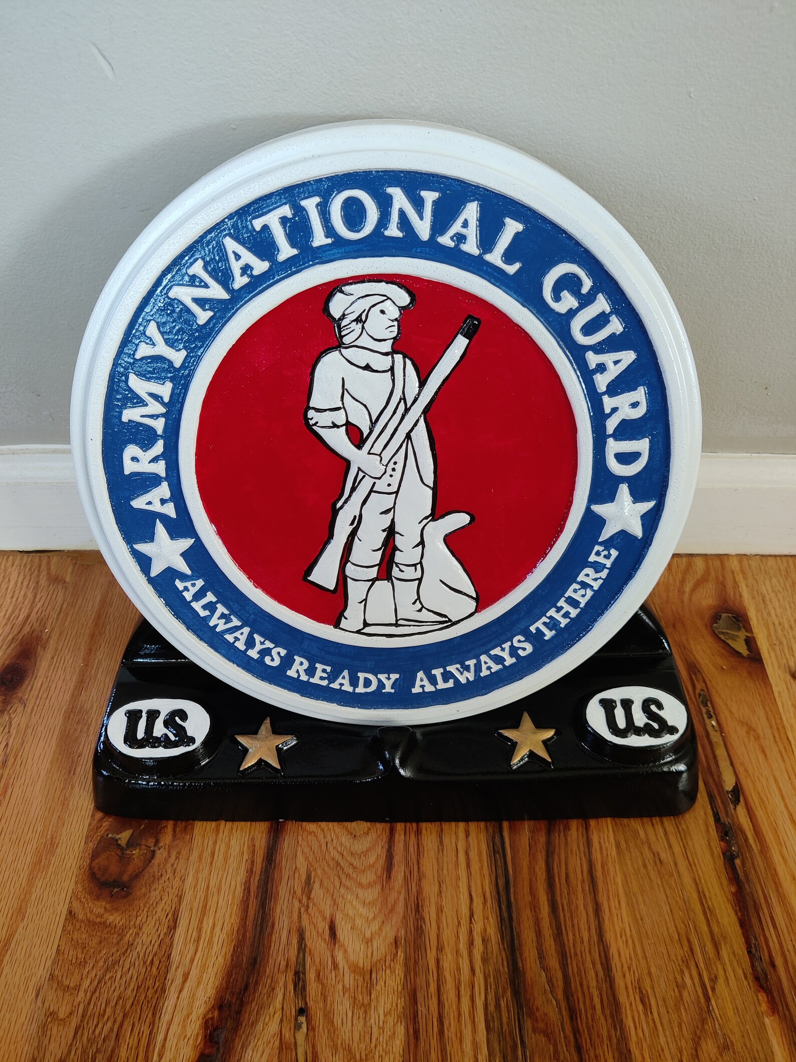 Concrete Army National Guard Military Stone - Etsy