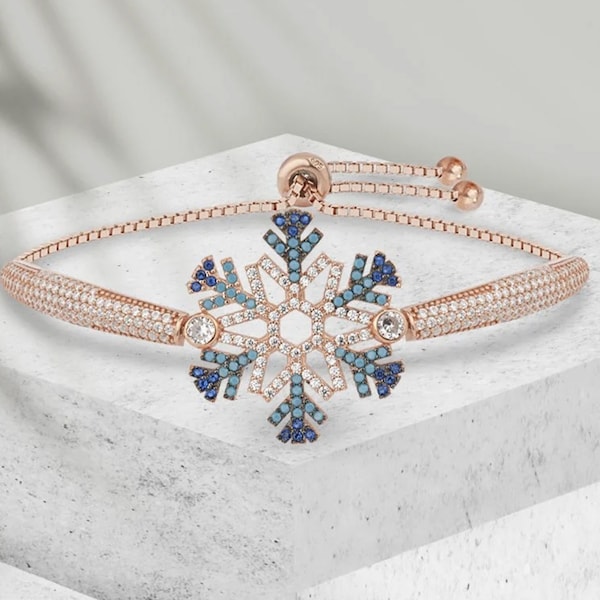 Snowflake Bracelet - Etsy