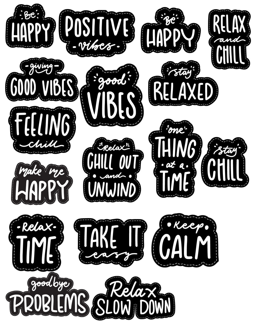 Inspirational, Happy, Joyful, Happy Thoughts, Chill Out, Relax - Etsy