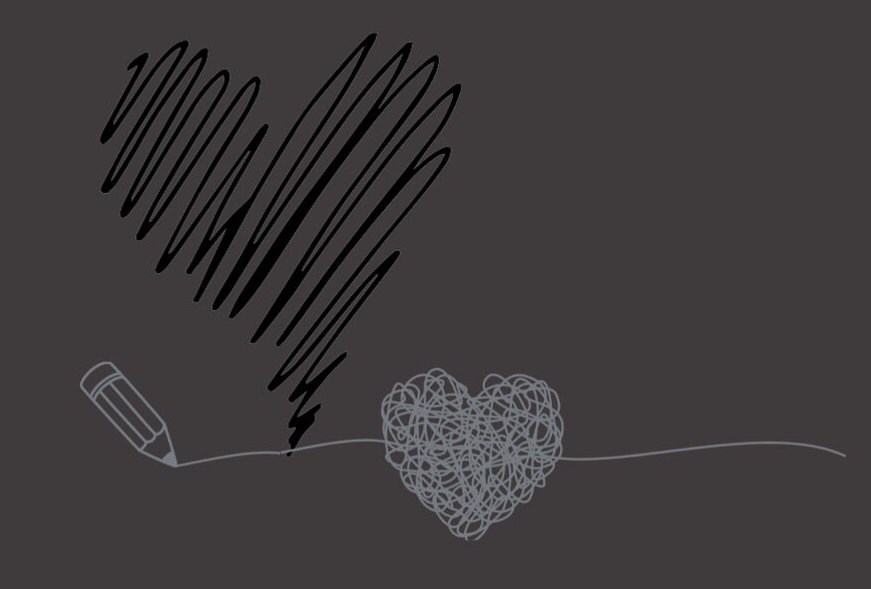 Digital Hearts, Loveable Printables Editables Colorful Hearts for Your ...