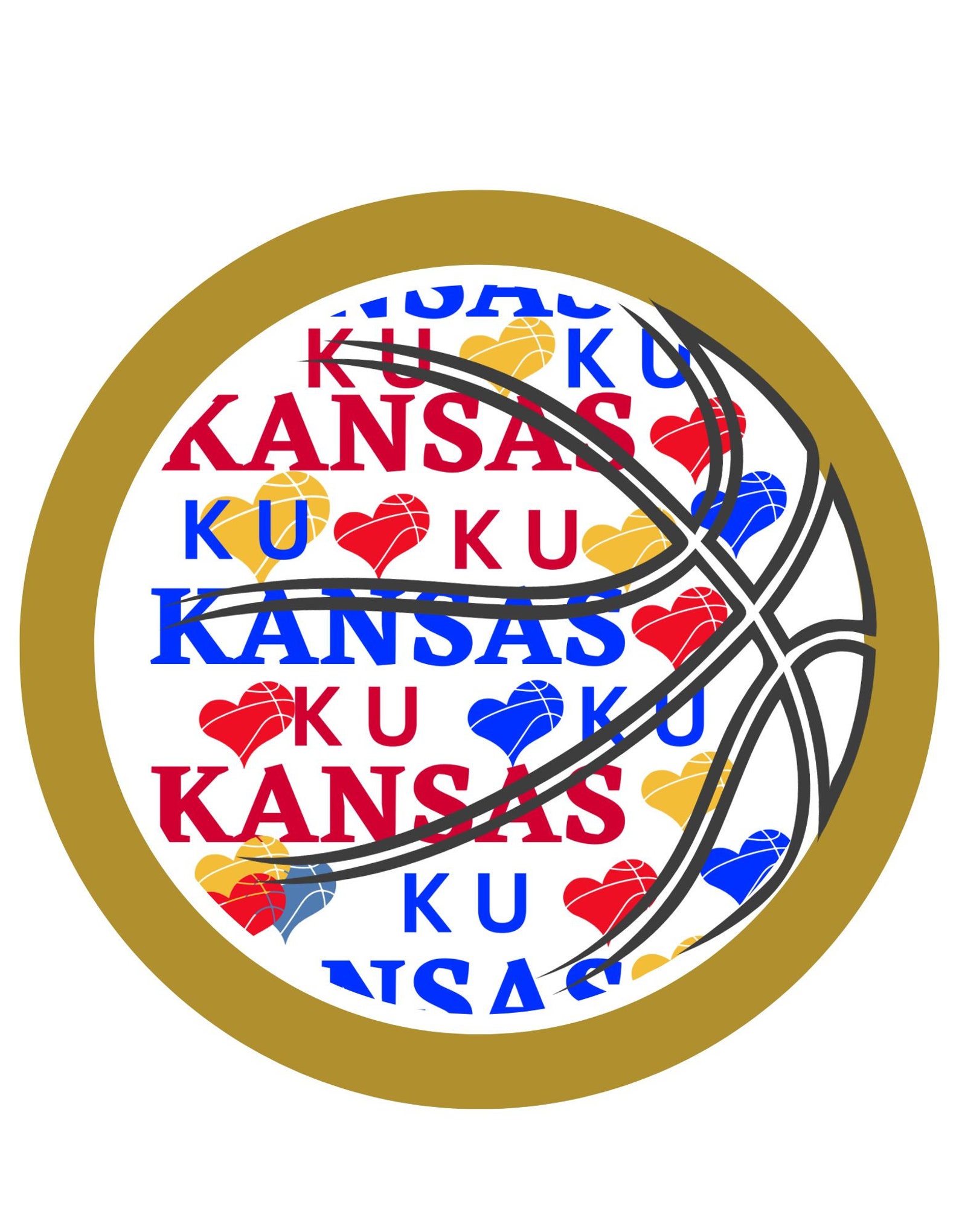 Digital Downloadable Files Png Svg Pdf Jpg Kansas Basketball - Etsy