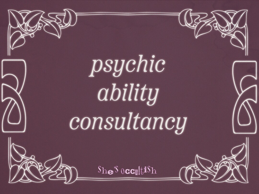 PSYCHIC ABILITY CONSULTANCY Tarot Reading and Psychic Ability ...