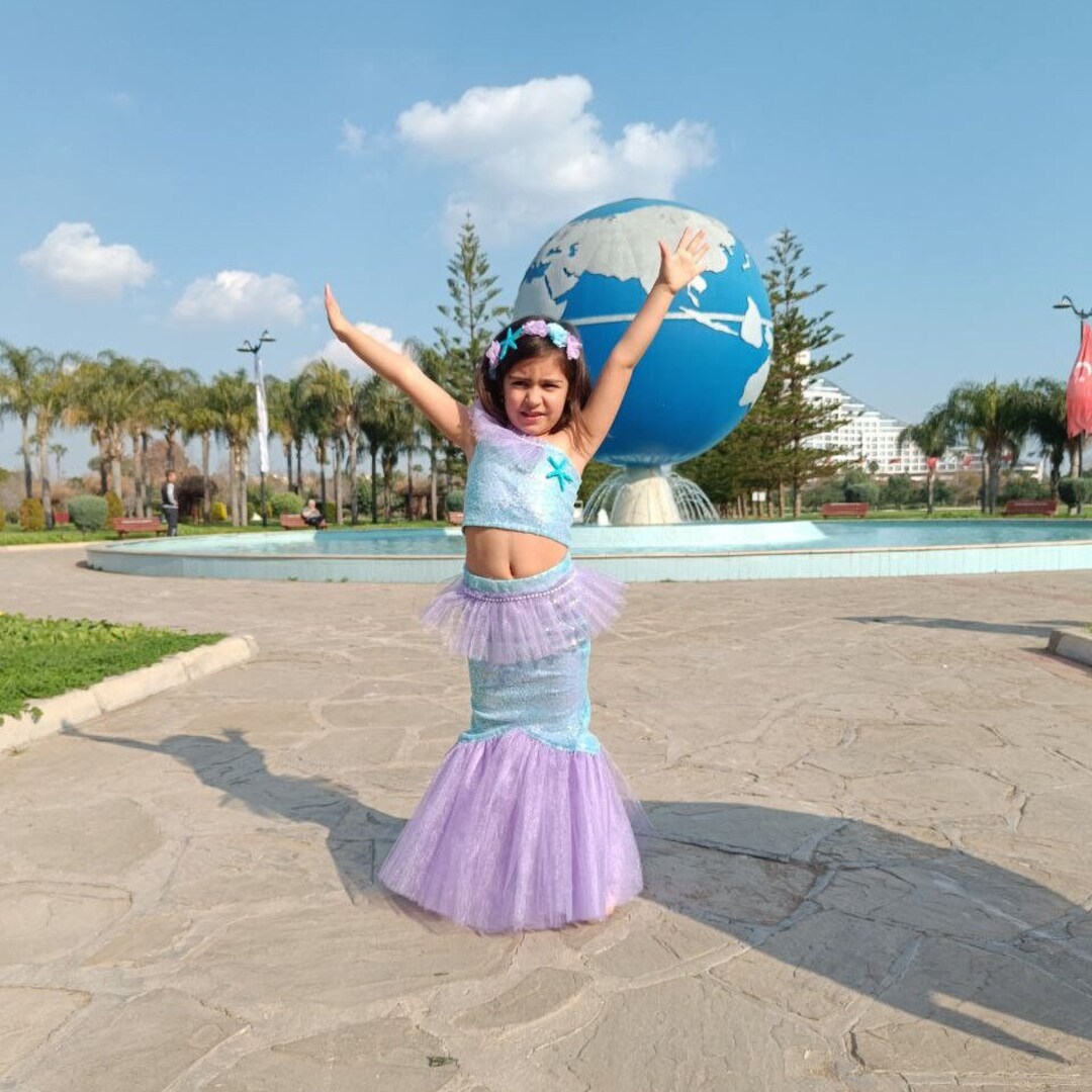 Mermaid Costume Girls, Mermaid Costume Toddler, Mermaid Dress Toddler ...