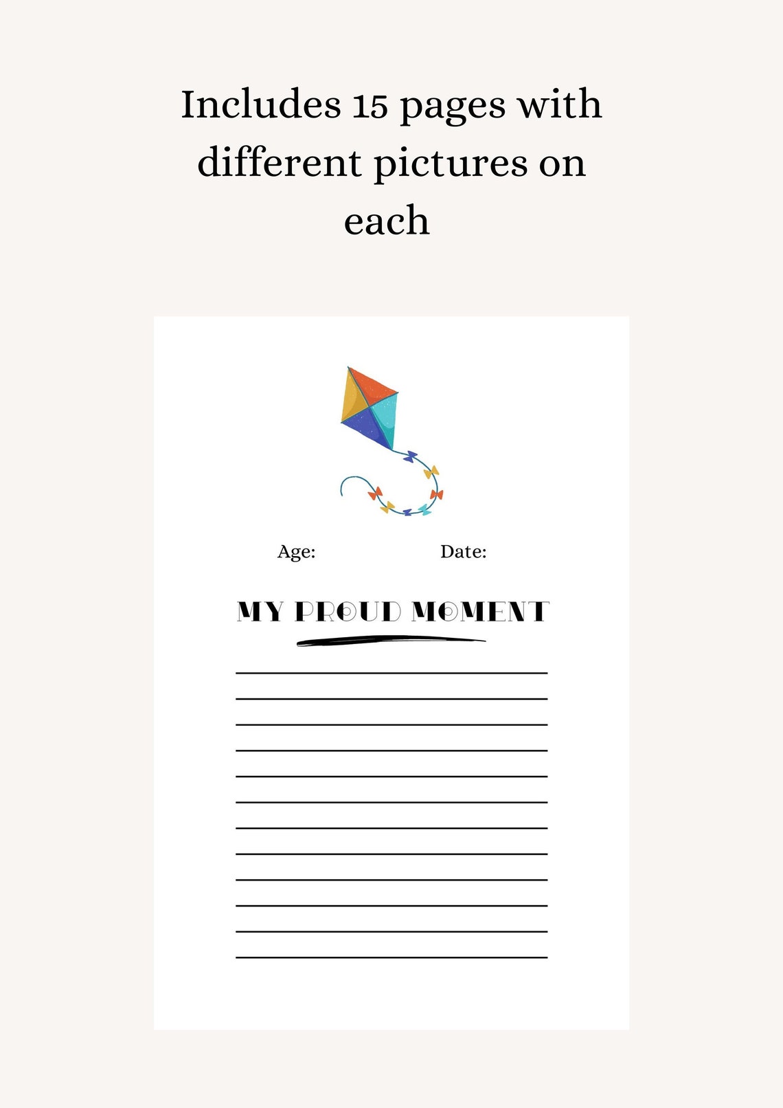 Printable Teachers Template, Printable Daycare Template, Children's ...