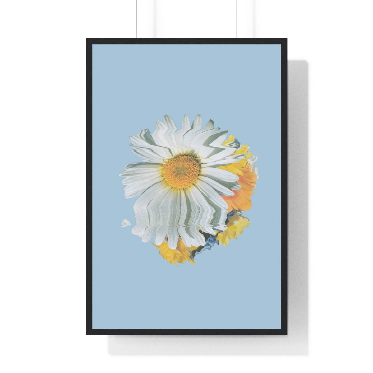 Framed Surreal Flower Collage Wall Art Print - Etsy
