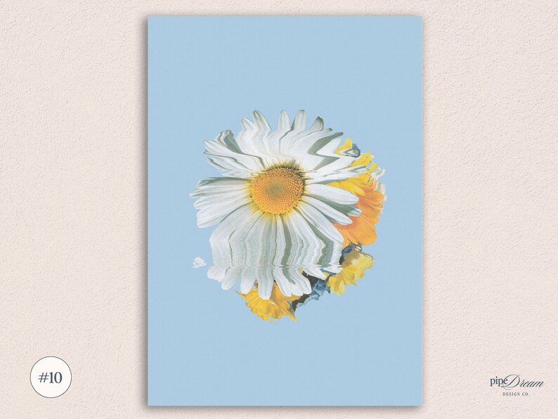 Downloadable Surreal Flower Collage Wall Art Print: - Etsy