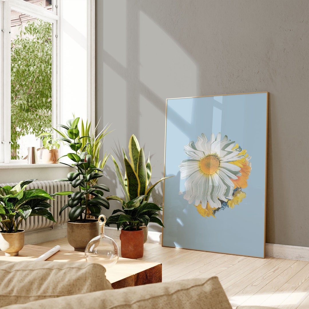 Downloadable Surreal Flower Collage, Wall Art Print: whimsy Rebloom ...