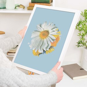Framed Surreal Flower Collage Wall Art Print - Etsy