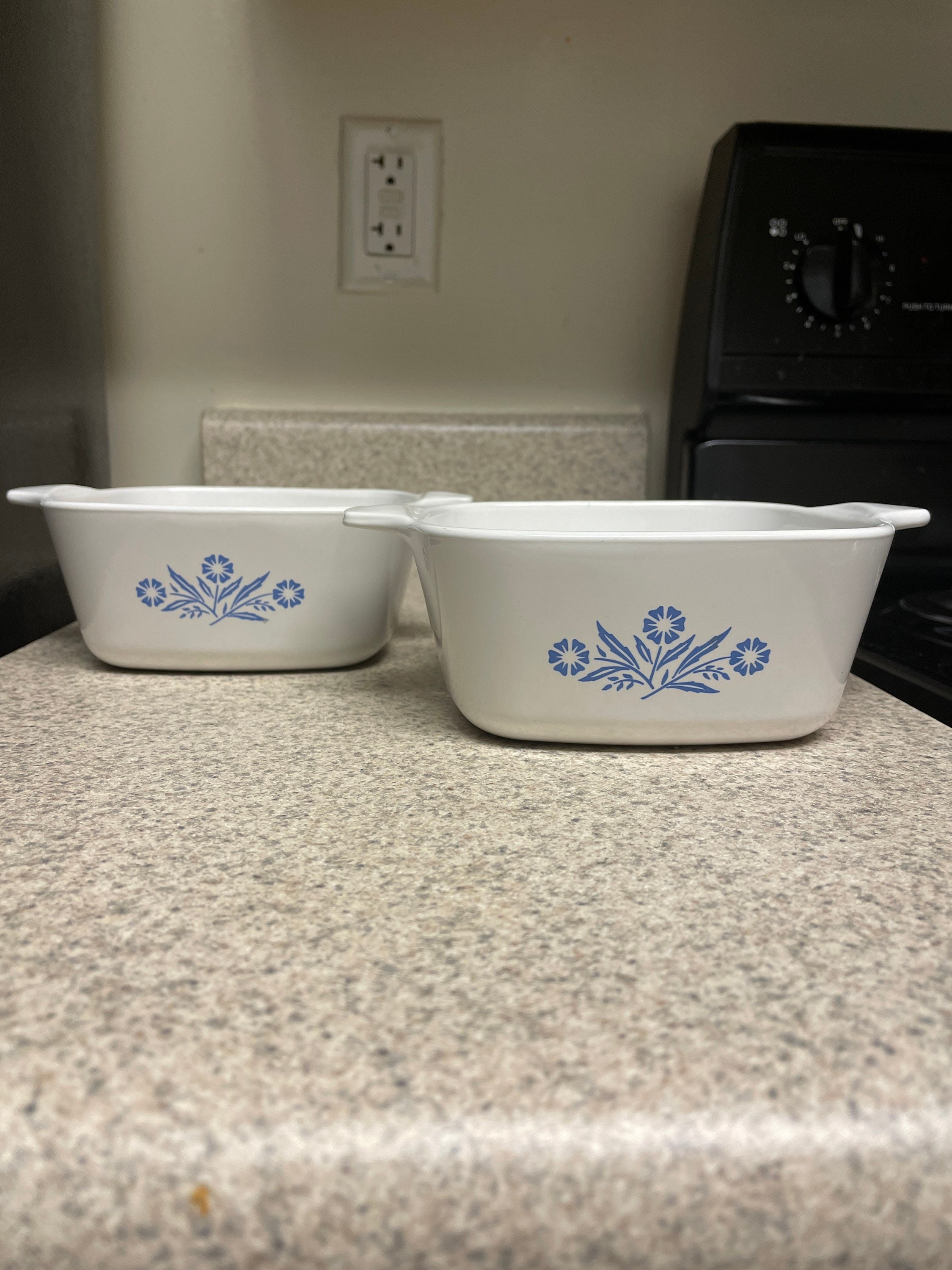 Vintage Corning Ware Blue Cornflower Casserole Dishes - Etsy