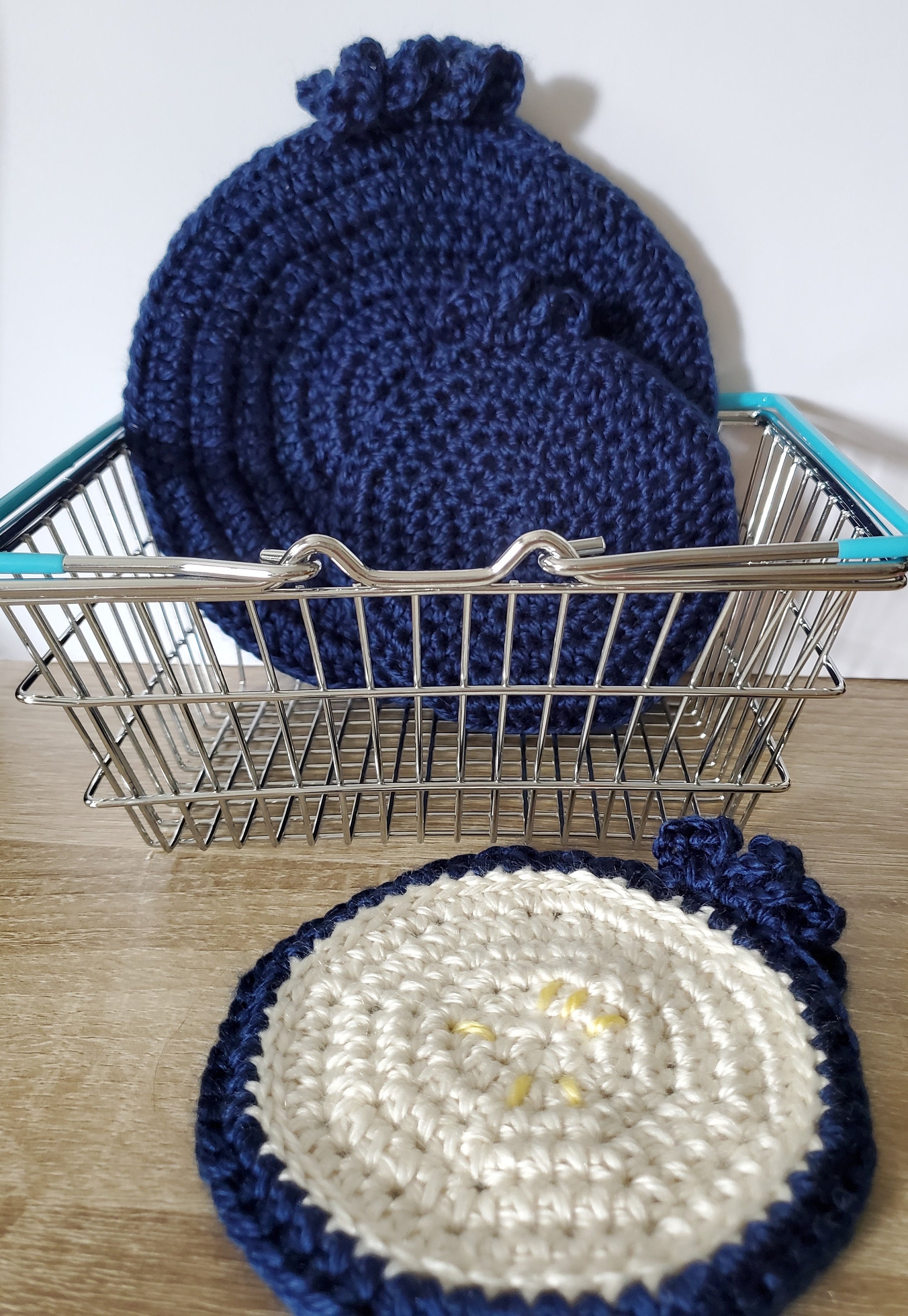 Crochet Blueberry Coaster & Hot Pad **pattern Only** - Etsy