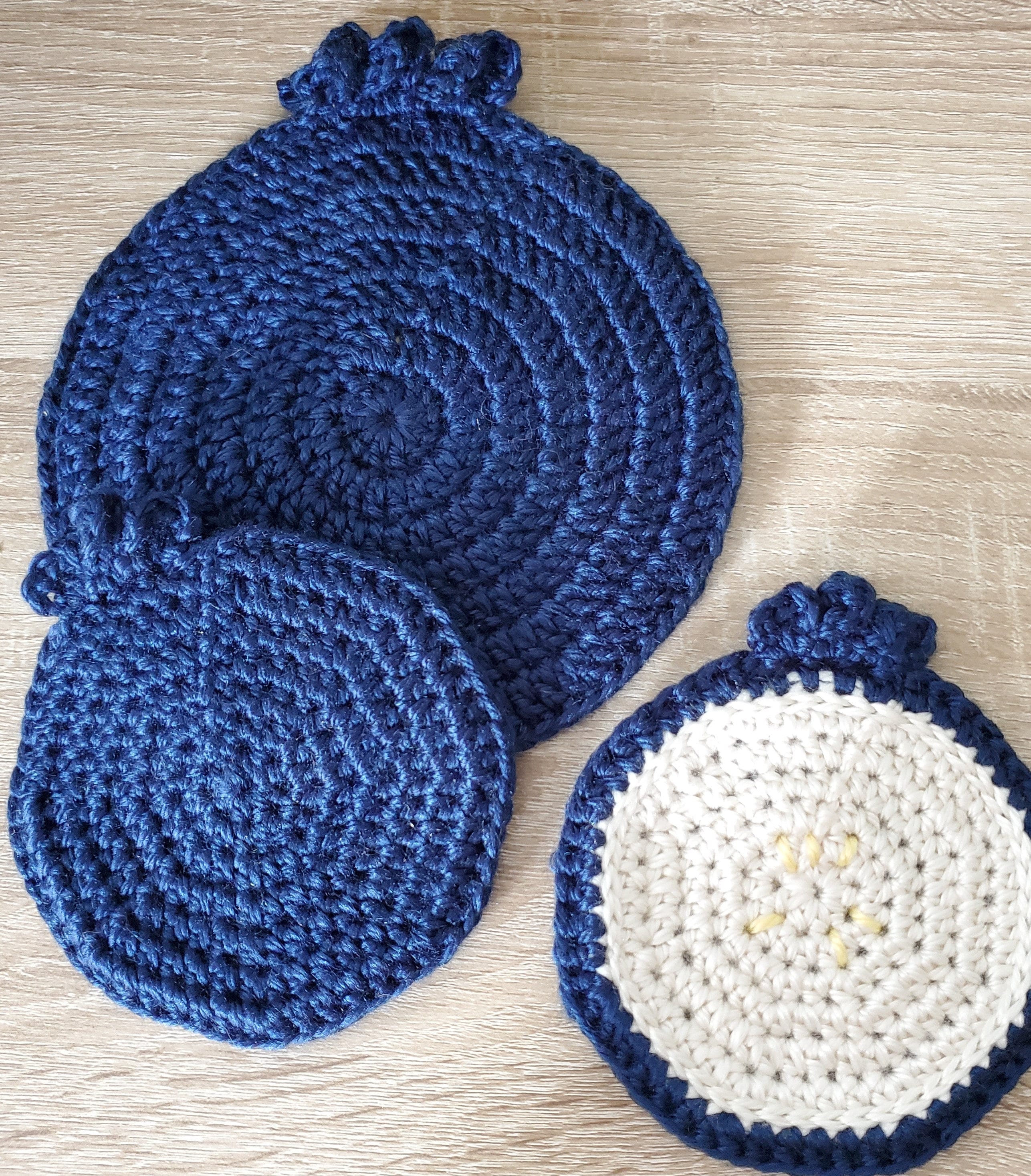 Crochet Blueberry Coaster & Hot Pad **pattern Only** - Etsy