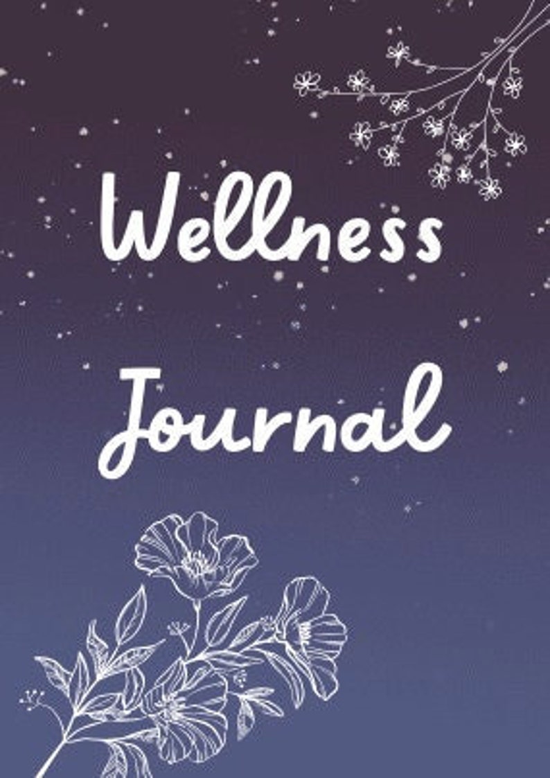 Wellness Journal Canva Template - Etsy