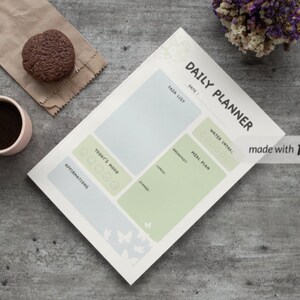 Minimalist Printable Daily to Do List, Instant Download Productivity ...