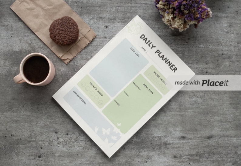 Minimalist Printable Daily to Do List, Instant Download Productivity ...