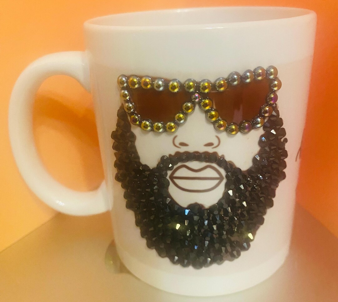Beaded Beard Coffee Cup - Personalized - Etsy
