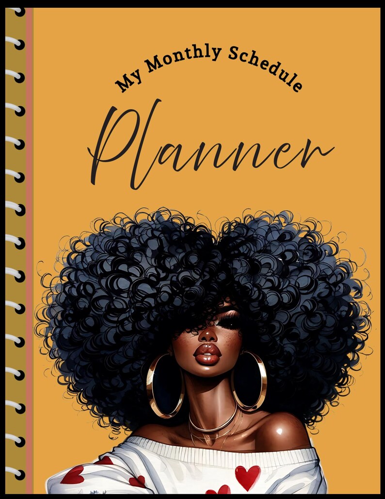 My Monthly Plan - Digital Monthly Planner - Etsy