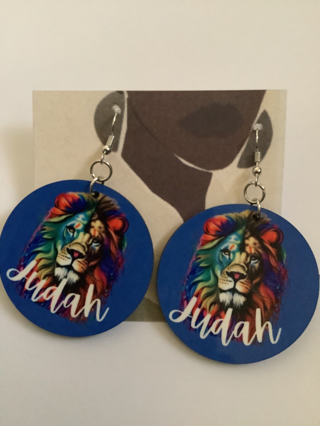 Judah Tribe Hebrew Earrings - Etsy