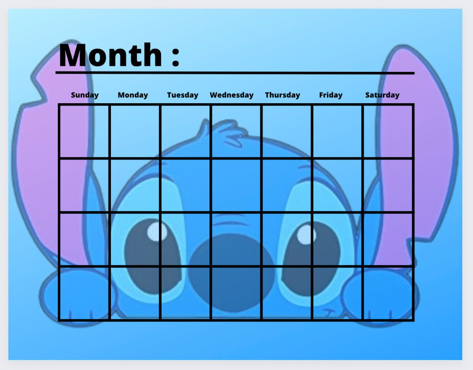 Stitch Calendar - Etsy