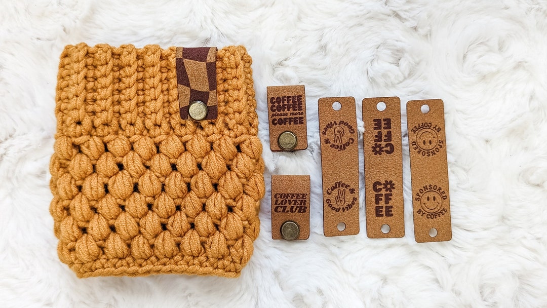 Assorted Coffee Chicago Tags - Retro Coffee Sleeve Labels - Vegan ...