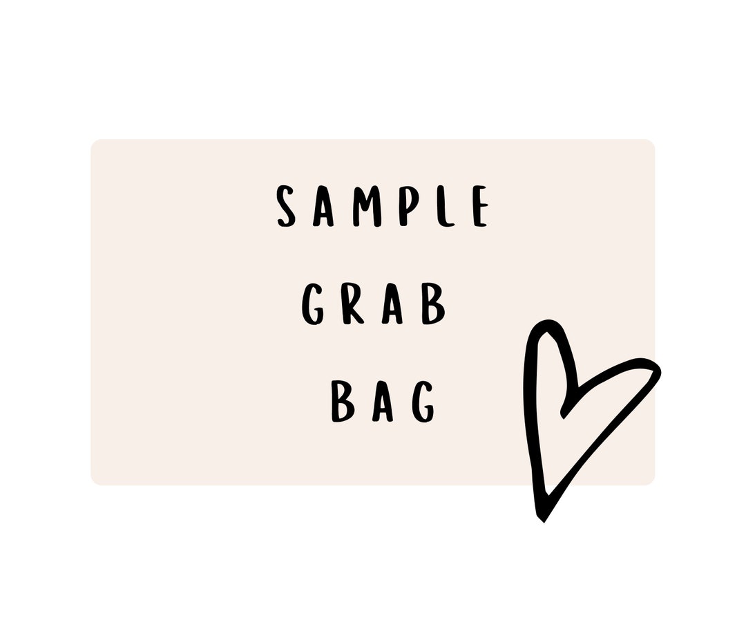 Sample Grab Bags Labels for Makers Craft Supplies - Etsy