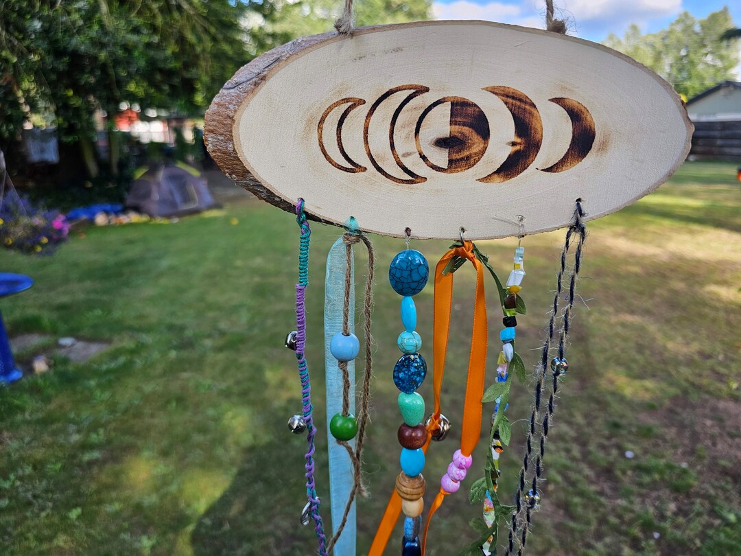 Moon Phases Witch Bells Decor - Etsy