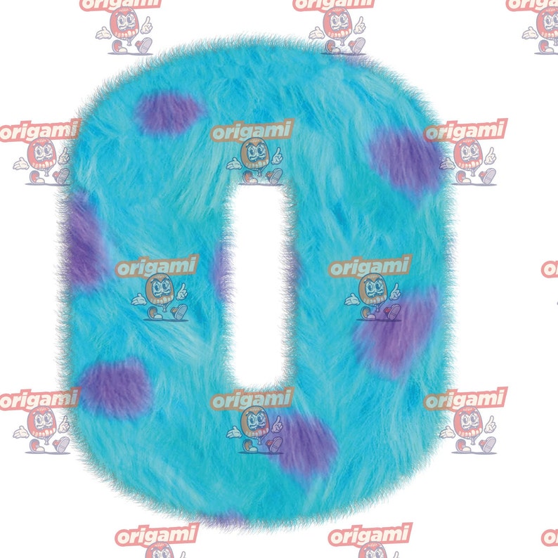 Monster inc Números 0 9 PNG Archivo de alta definición arte - Etsy España