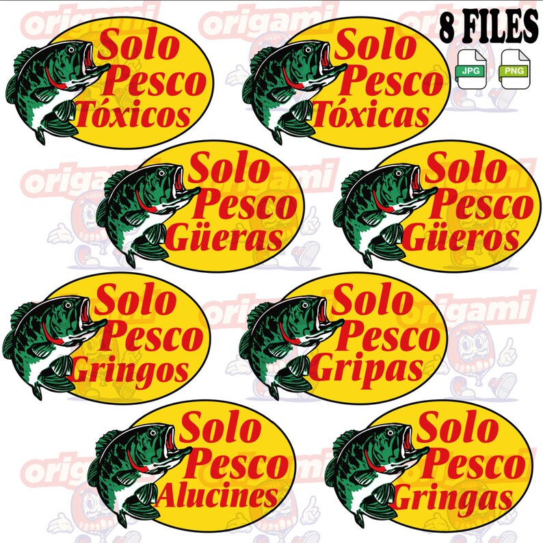 PACK 8 Files Bass Proshops PNG Files Solo Pesco Gueras NO Background ...