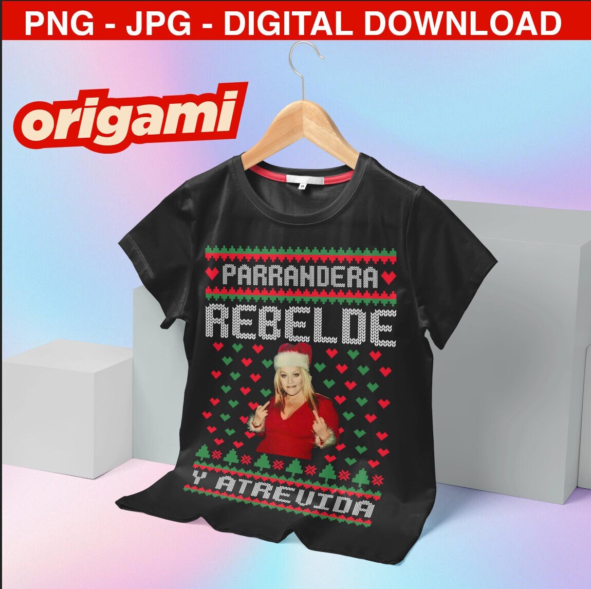 Jenni Rivera 3 archivos Christmas Off PNG-JPEG, Mexicana, sudadera fea ...